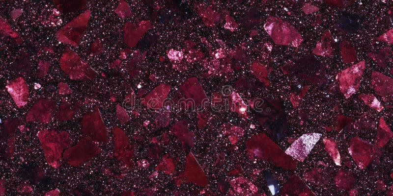 A Dark Ruby Glitter Texture, with Bold, Intense Sparkles that Create a ...