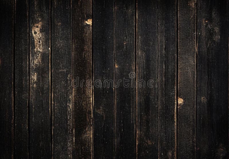 Dark Rustic Black Wooden Planks Background Texture High Quality Image ...