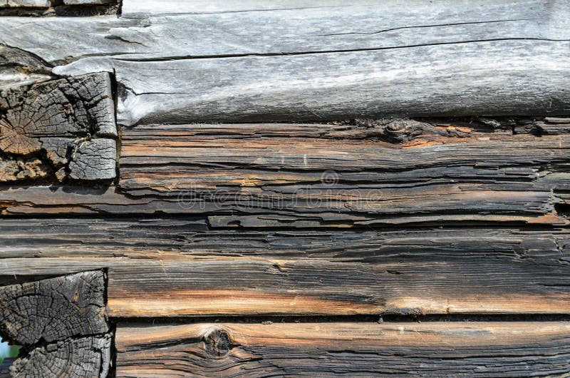 Dark Rustic House Log Wall stock photo. Image of abstract - 91394696