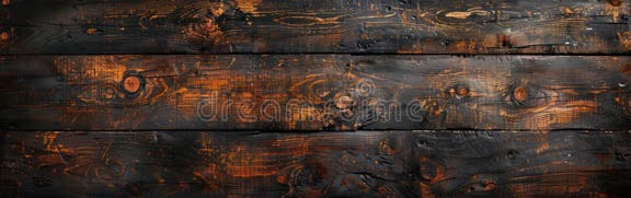 Dark Rustic Wood Texture Banner with Exfoliated and Weathered Aged ...