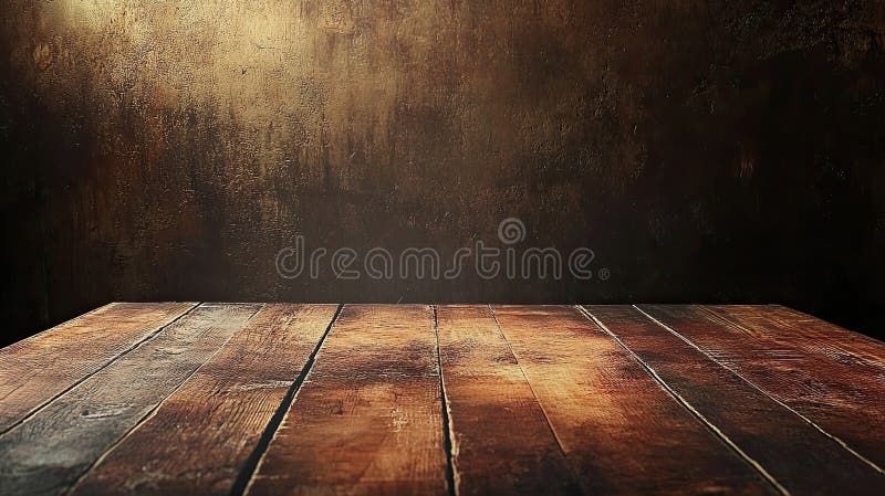 Dark Rustic Wooden Table Background Texture Stock Illustration ...