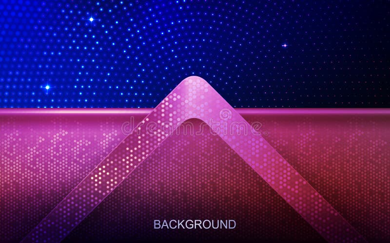 Dark Saturated Blue Design with a Shiny Pink Frame and Arrow with a ...