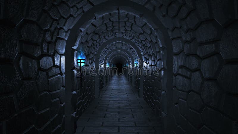 Dark scary dungeon stock footage. Video of dungeon, high - 38287413
