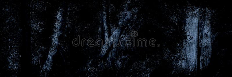Dark Scary Spooky Forest Trees Texture Background Banner for Horror or ...