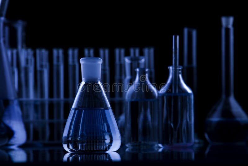 Dark Science stock image. Image of equipment, analysis - 12409483