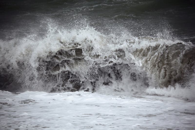Dark sea wave stock photo. Image of aqua, scenic, coast - 12262968