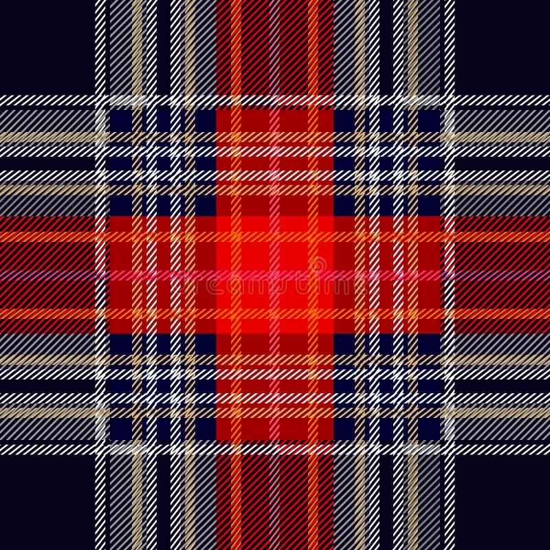 Dark Seamless Checkered Pattern for School Uniform. Stock Vector ...