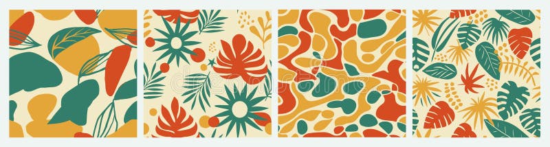 Dark Seamless Nature Branch Decor Texture. Blue Continuous Creative ...