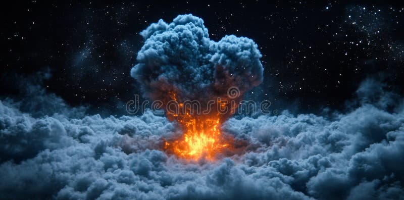 The Dark Setting Was Illuminated by a Dramatic Explosion, Featuring ...