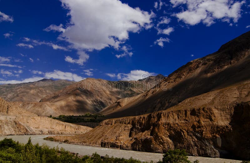 Dark Shades on barren land stock image. Image of spiti - 13099577