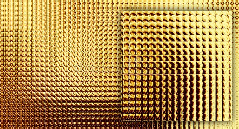 Dark Shiny Gold Shades Abstract Background Shapes Stock Illustration ...