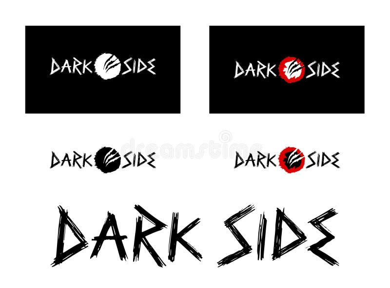 Dark Side Logo Stock Illustrations – 1,332 Dark Side Logo Stock ...