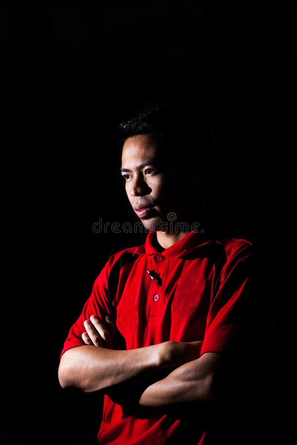 Dark side of human stock photo. Image of costume, strong - 32222242