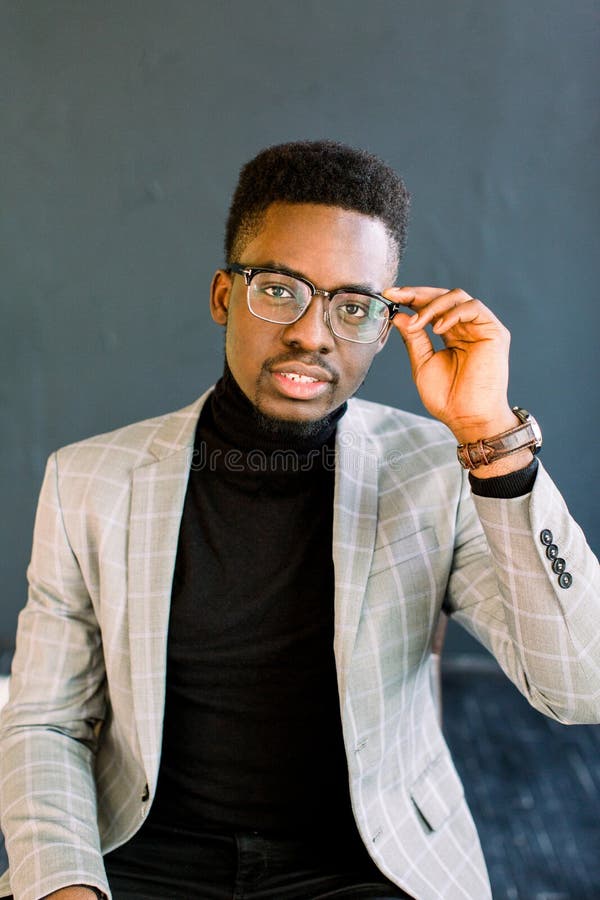 Dark-skinned Attractive Handsome Happy Smiling Adult Thinking about His ... Dark-skinned Attractive Handsome Happy Smiling Adult Thinking about His ...
