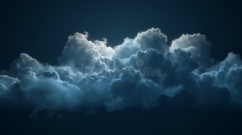 The Dark Sky with Heavy Clouds before the Rain. Bad Weather Sky and ...