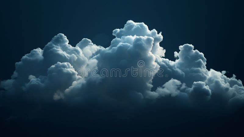 The Dark Sky with Heavy Clouds before the Rain. Bad Weather Sky and ...