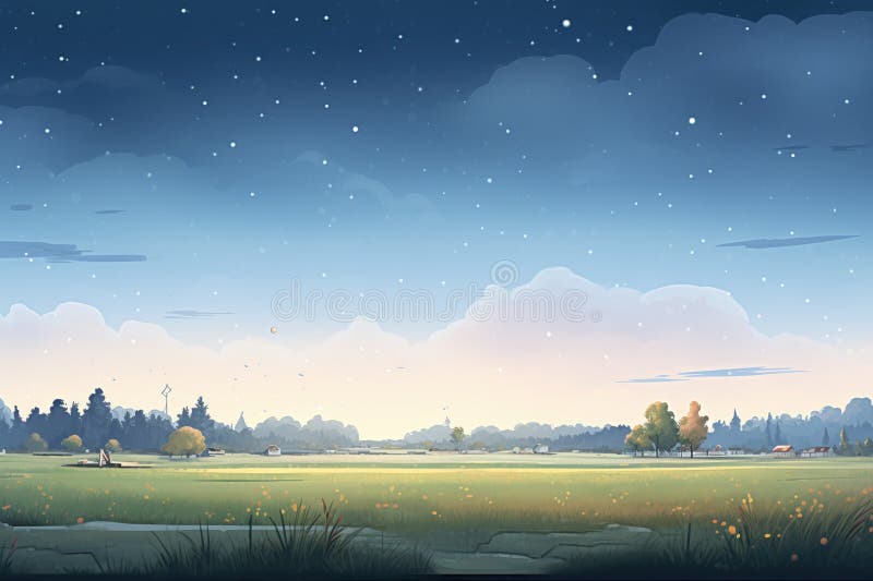 A Dark Sky Reserve Park with Minimal Light Pollution Stock Image ...