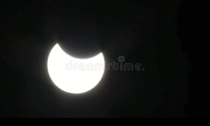 Dark sky and solar eclipse stock photo. Image of moody - 259952056