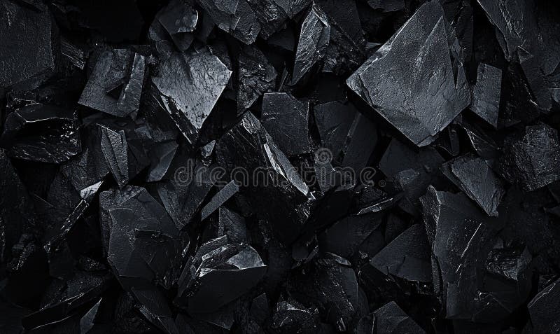 Dark Slate Rock Fragments Background, Ideal for Textures or Abstract ...
