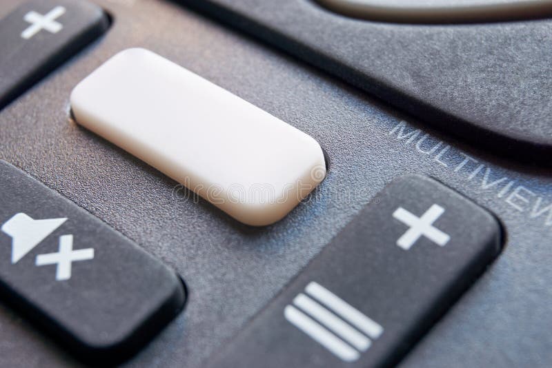 Remote Control Mock Up with Copy Space for Logo Stock Photo - Image of ...