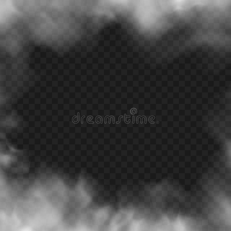 Dark Smoky Frame with Transparent Center, Creating a Dramatic Effect ...