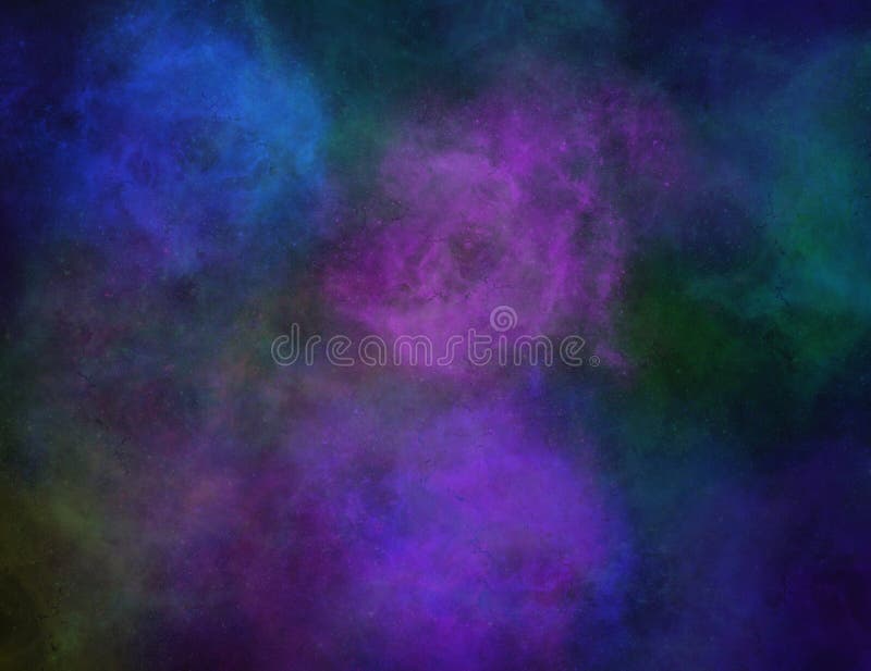 Dark Space Multicolour Nebula on Universe Stock Photo - Image of nebula ...