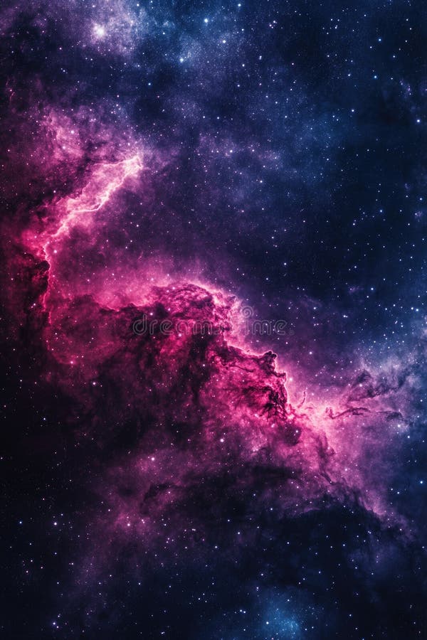 Neon Nebula stock image. Image of cosmic, deep, dust - 364460629