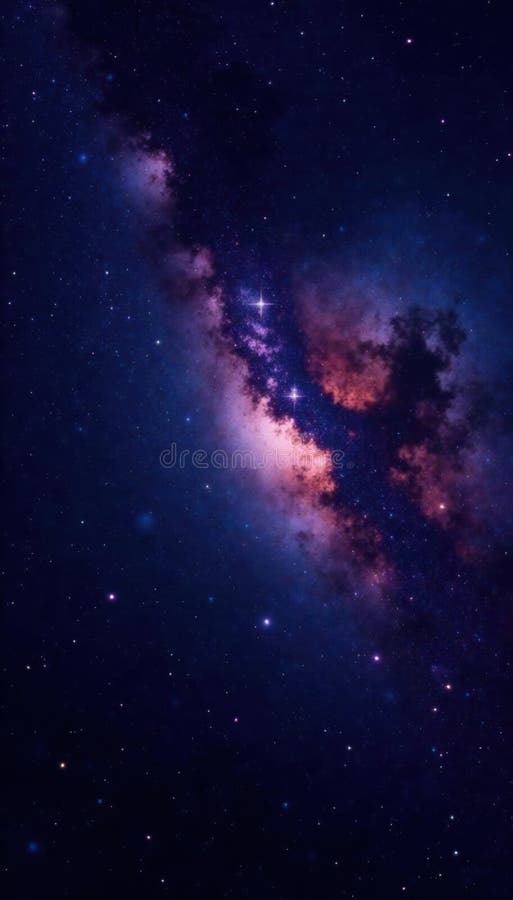 Dark Space with Stars and Galaxy in the Background, Astronomy, Darkness ...