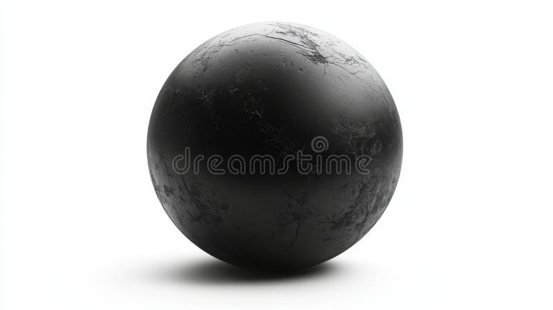 A Unique Dark Sphere with Intricate Textures. this Captivating Image ...