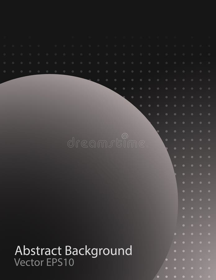 Dark Sphere Vector Background Stock Vector - Illustration of blackness ...