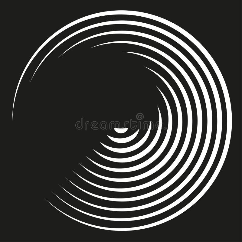 Concentric Circle Infographic Diagram Design Template for Dark Theme ...