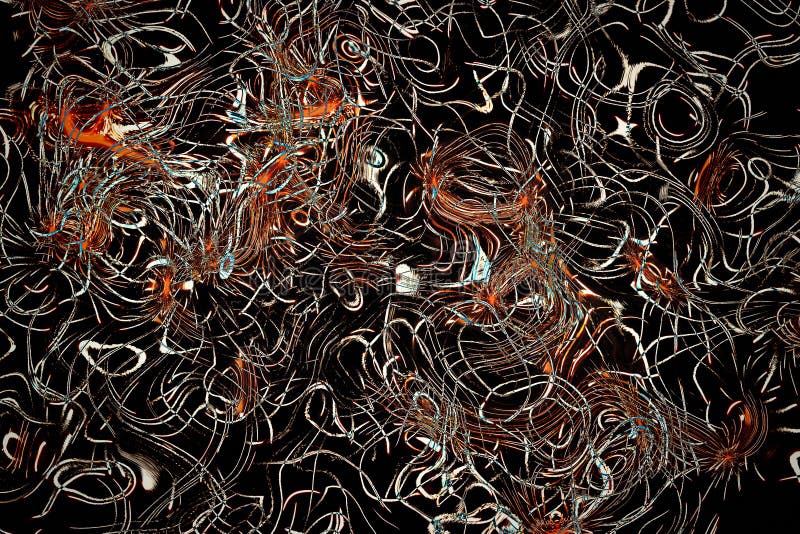 Dark Spiral and Twirl Loop Abstract Mess-up Pattern. Comic Background ...