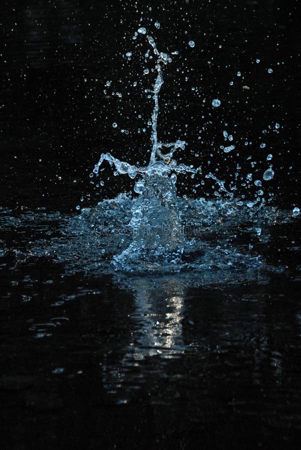 Dark Splash stock photo. Image of motion, drip, water - 11012404