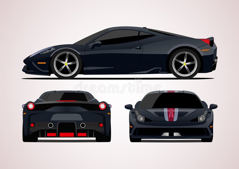 Ferrari 458 Vector