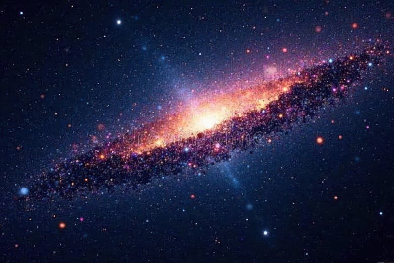 Dark, Star Studded Night Sky, Glittering Cosmic Dust , Starry Night ...