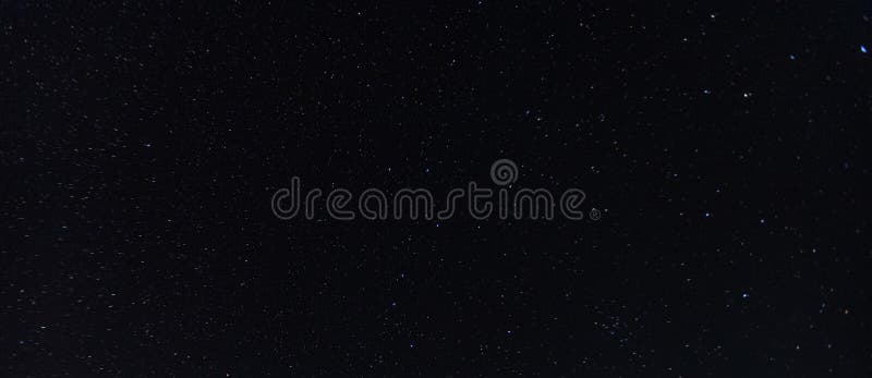 Dark Starry Sky in a Cold Frosty Country Stock Image - Image of horizon ...