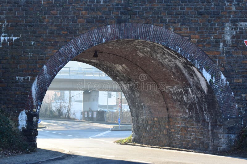 Dark stone arch stock image. Image of driving, countryside - 303469945