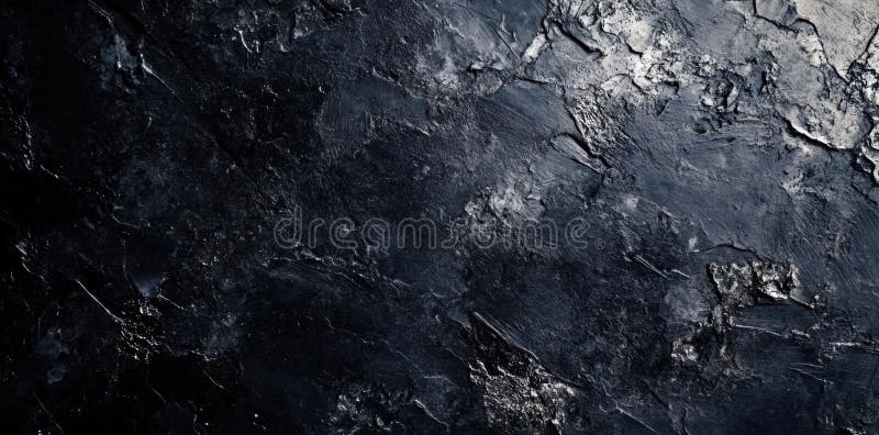 Dark Stone Creates Dramatic Texture with Rough Surface and Charcoal ...