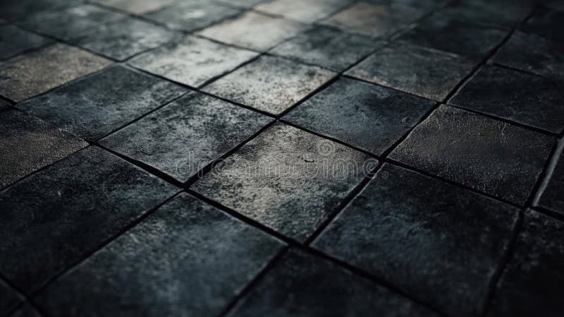 Dark Stone Pavement Tiles Pattern Texture Stock Illustration ...