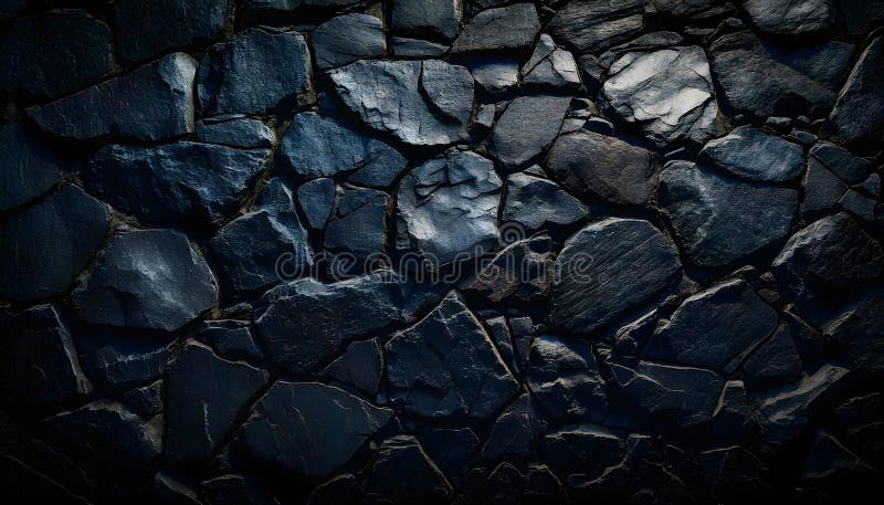 Dark Stone Texture with Cracked Weathered Surface and Medieval Dungeon ...