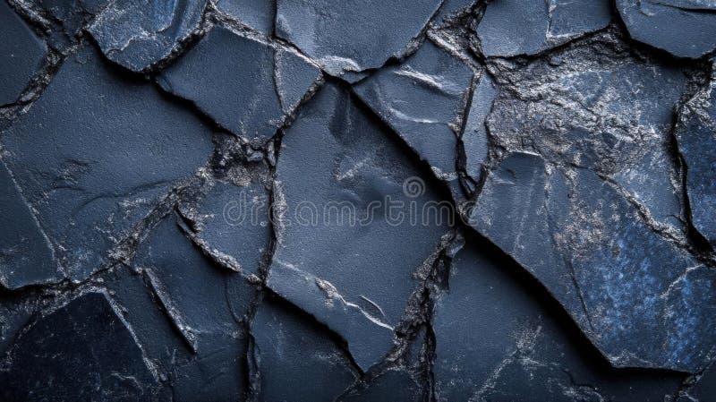 Dark Stone Texture, Cracks and Fissures Form Unique Rock Patterns Stock ...