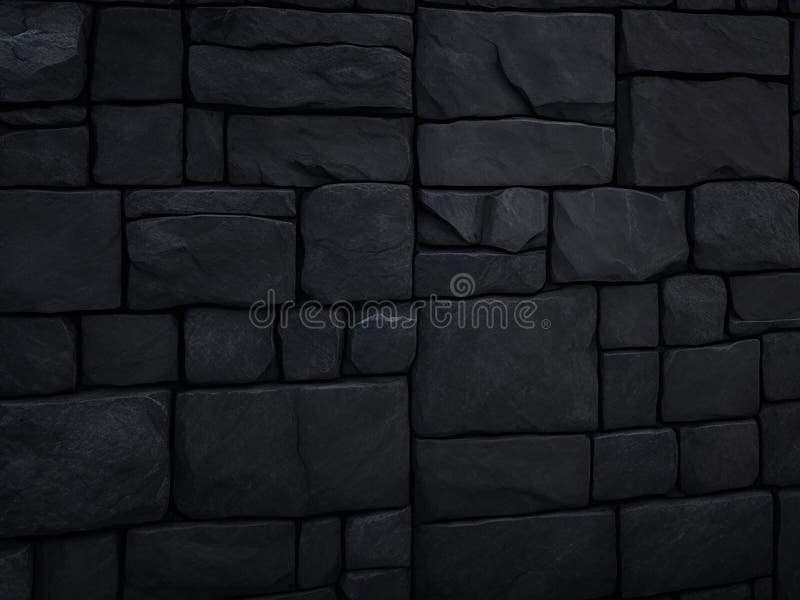 Dark Stone Wall Texture in Diablo-style Stock Illustration ...