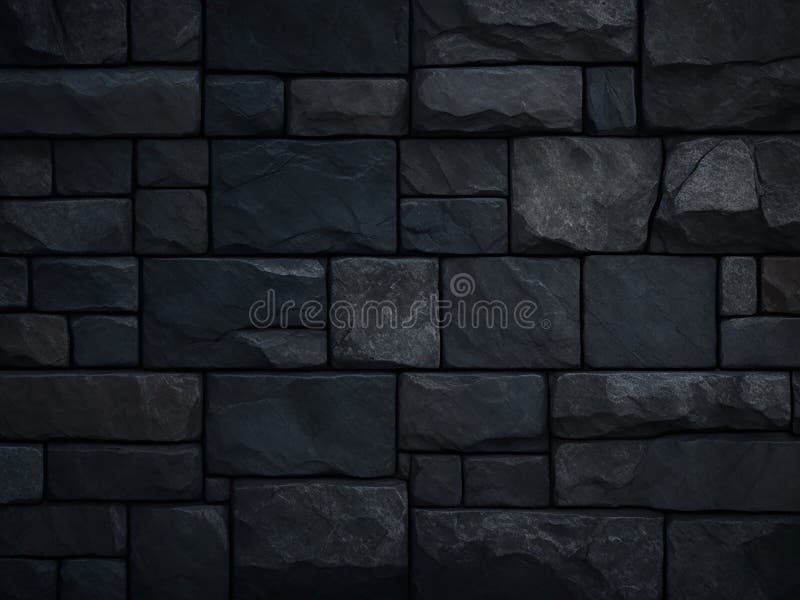 Dark Stone Wall Texture in Diablo-style Stock Illustration ...