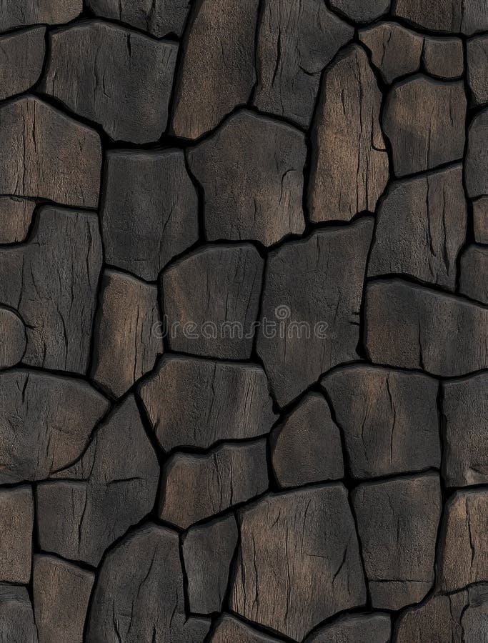 Dark Stone Wall Texture Seamless Stock Illustration - Illustration of texture, abstract: 377459684