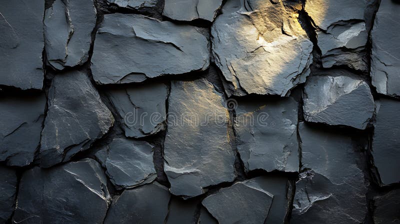Dark Stone Wall Texture, Sunlight, Outdoor Backdrop, Design Stock ...