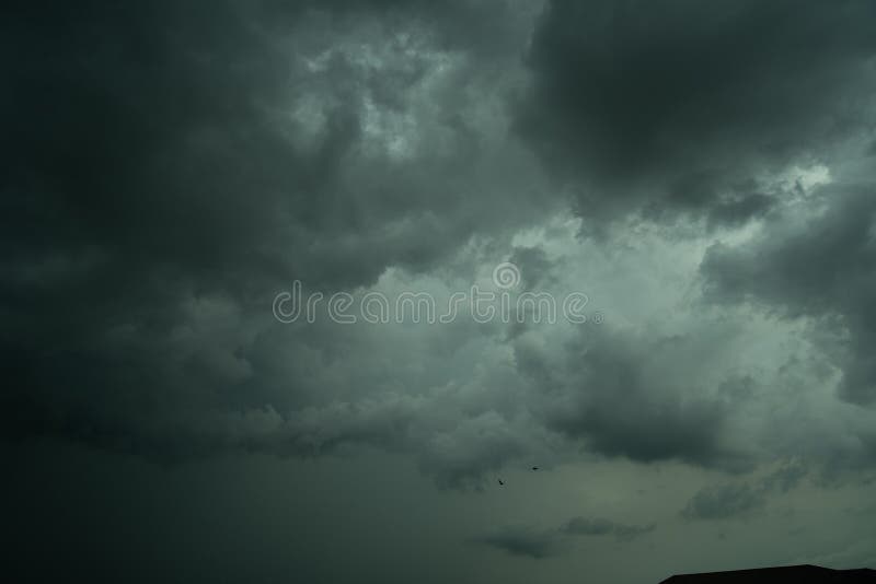 Dark Storm Clouds with Background,Dark Clouds before a Thunder-storm ...