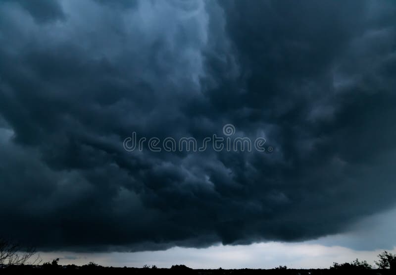 Dark Storm Clouds with Background,Dark Clouds before a Thunder-storm ...