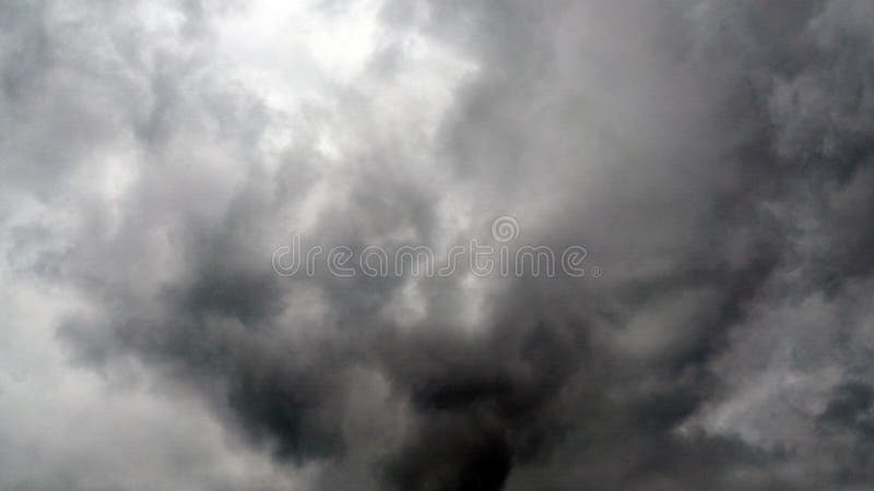 The Dark Storm Clouds in the Skies Above. Symbol of the Struggle of ...