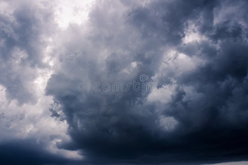 Dark Storm Rain Clouds Low Key Background Stock Image - Image of season ...