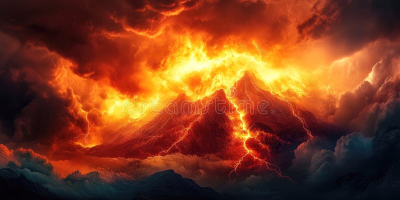 Dark Stormy Clouds with a Dramatic Cinematic Lighting Effect, Moody and ...